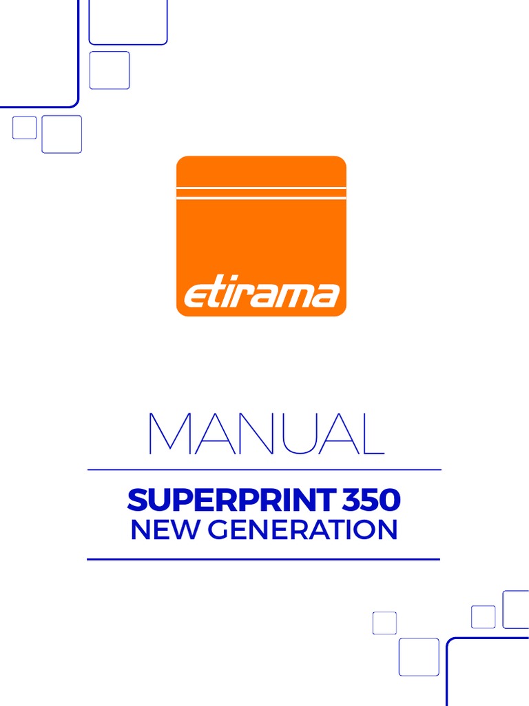 Manual New Superprint 350 Rev 01 | PDF | Física | Natureza