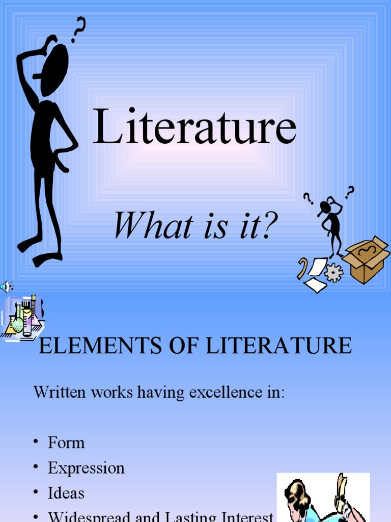 Introduction To Literature | PDF | Poetry | Genre