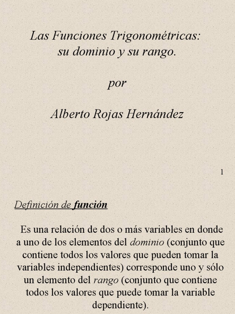 Las Funciones Trigonométricas - Funcion Seno | PDF | Funciones trigonométricas | Geometría ...