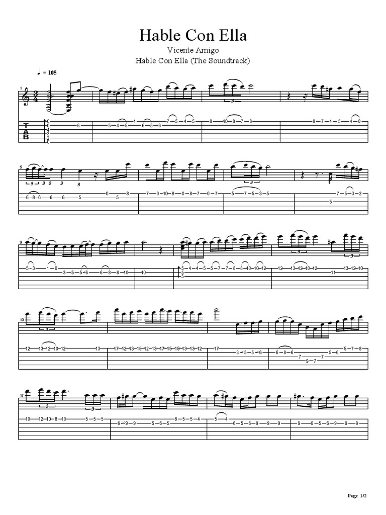 Hable Con Ella: Banda Sonora | PDF