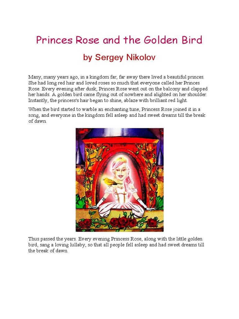 Princes Rose And The Golden Bird Pdf