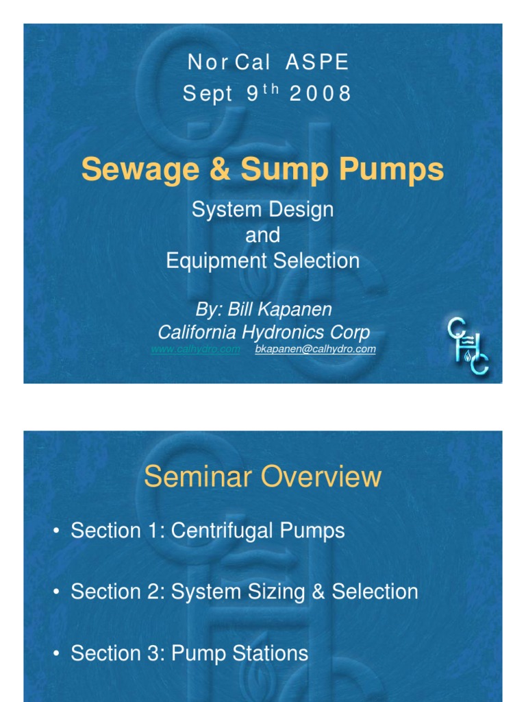 Sizing Guidelines for Sump Pumps | PDF | Pump | Pipe (Fluid Conveyance)