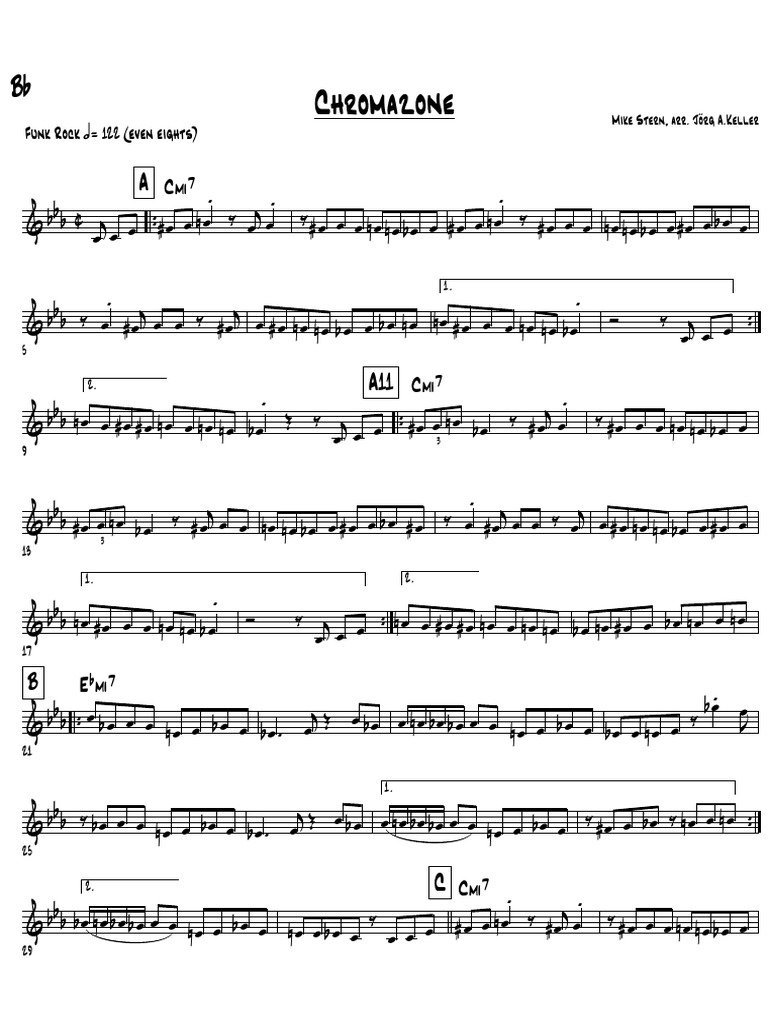 Chromazone BB - Mike Stern PDF | PDF