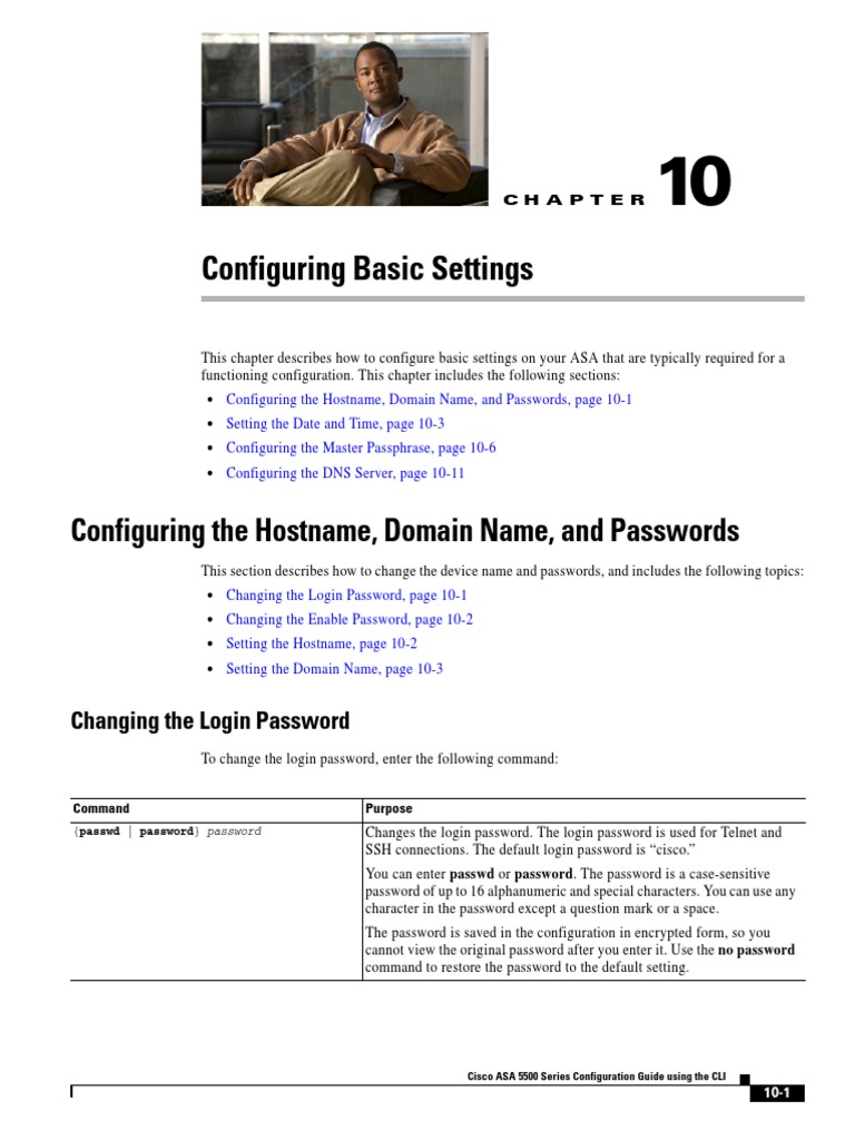 Configure Basic Settings | PDF | Domain Name System | Command Line ...