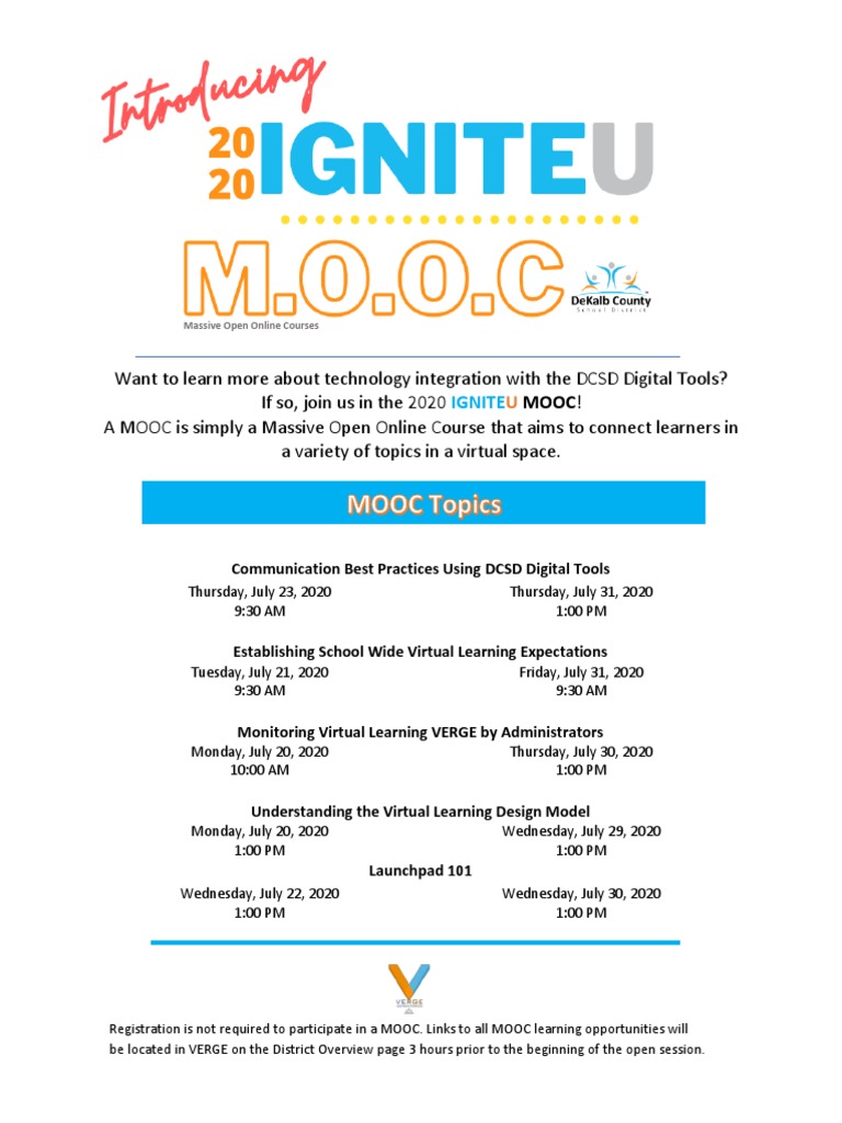 Introducing MOOC Flyer | PDF