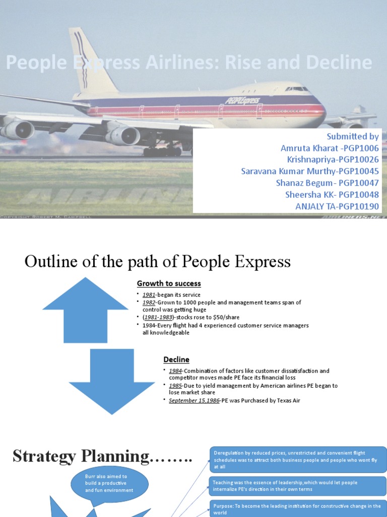 People Express Airlines: Rise and Decline | PDF | Airlines | Aviation