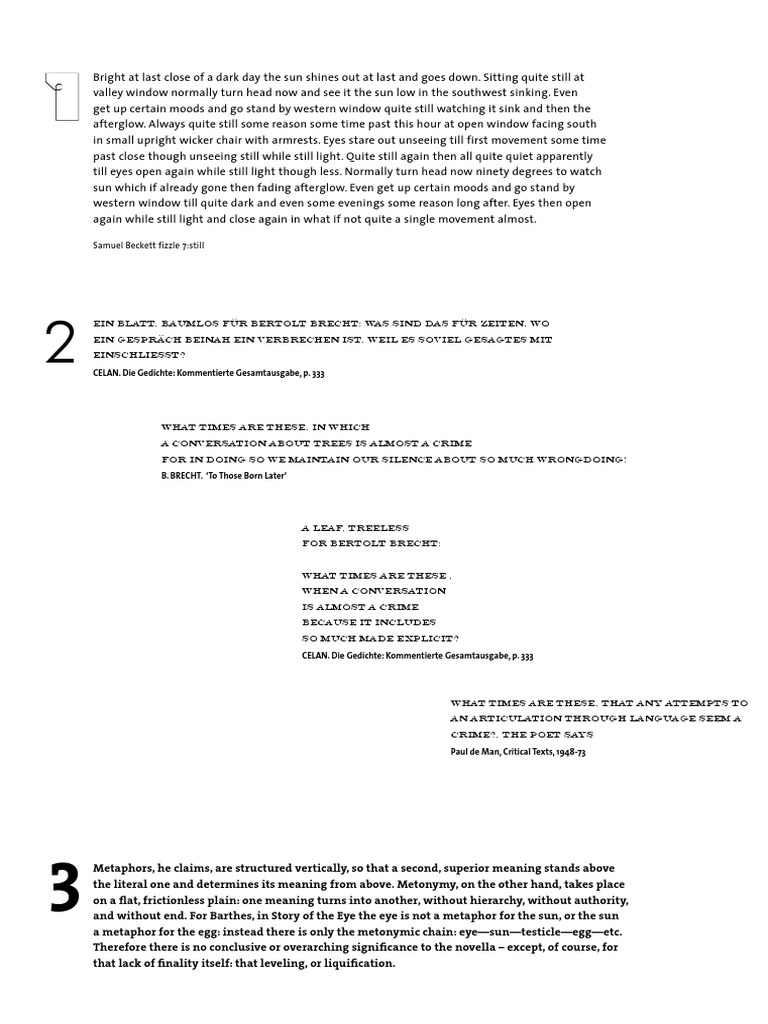 The Shifting Meanings of Signs: Contemplating Absence, Presence, and ...