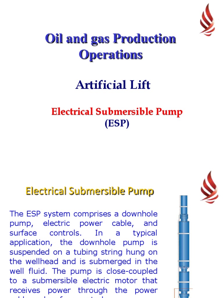 Analysis Of Electrical Submersible Pump Esp System Components And