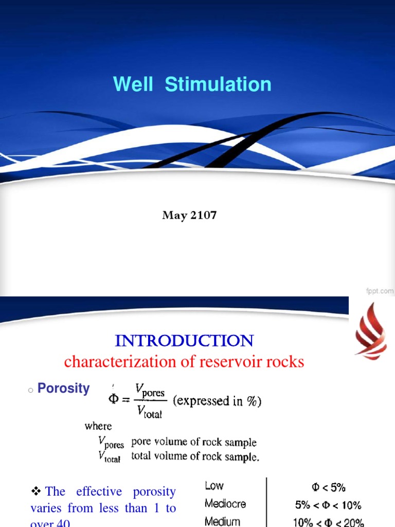 Well Stimulation | PDF | Hydraulic Fracturing | Petroleum Reservoir