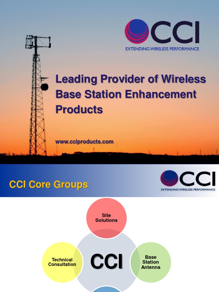 CCI Wireless Antenna Solutions | PDF | Decibel | Mimo