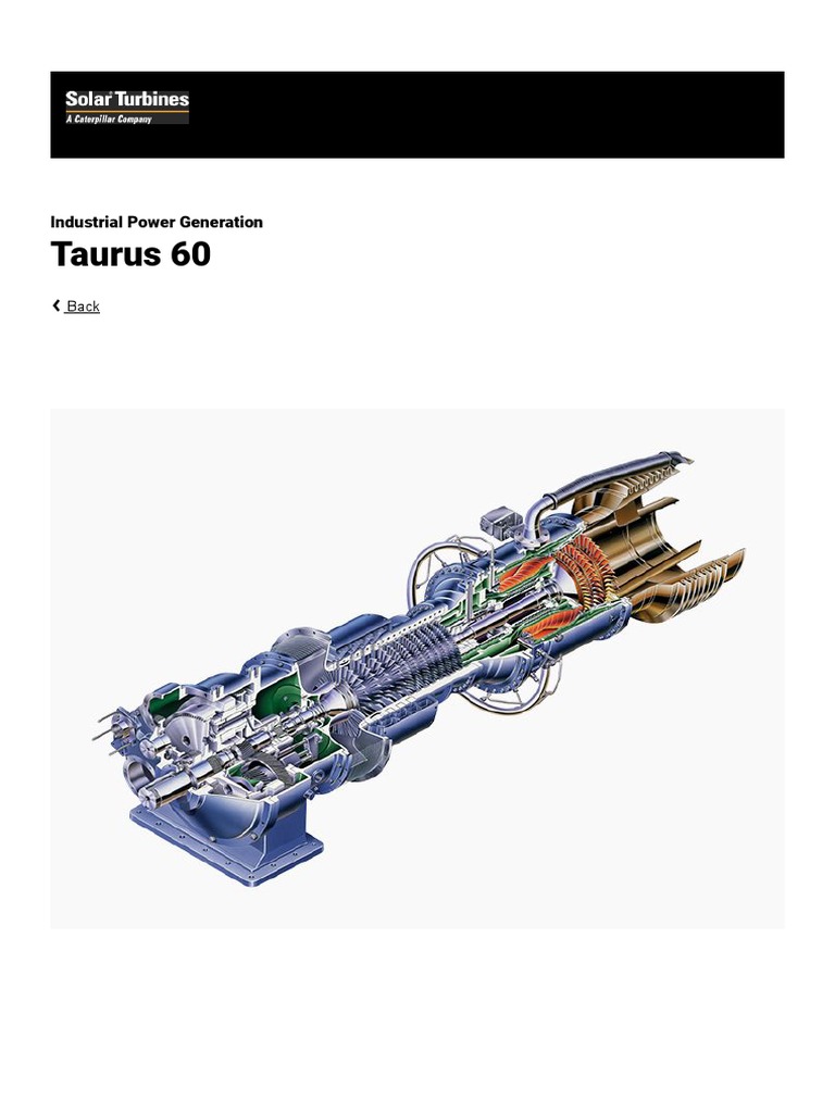 Taurus 60 - Power Generation Packages - Solar Turbines | PDF