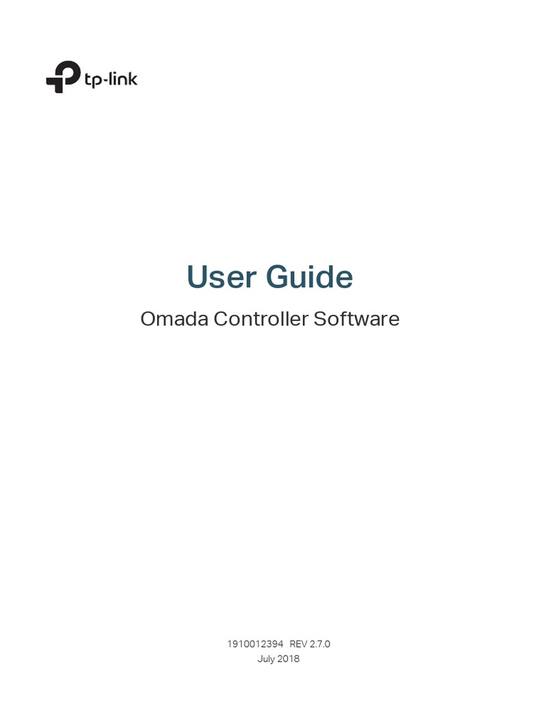 Omada Controller Software 2.7.0 - UG PDF | PDF | Ip Address | Computer ...
