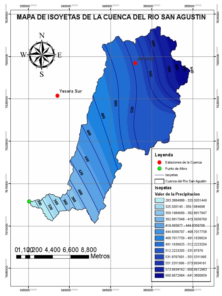 Mapa de Isoyetas | PDF | Naturaleza
