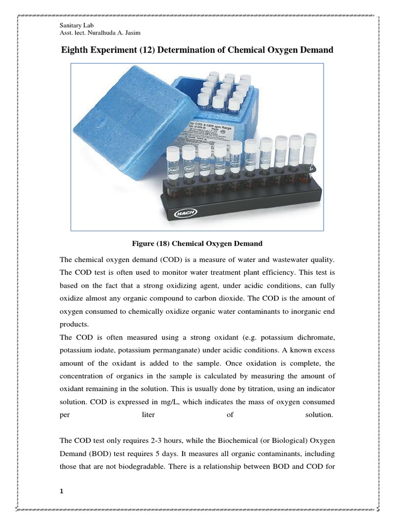 Eighth Experiment, COD PDF | PDF | Chemical Compounds | Chemistry