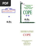 Test Cope Manual | PDF | Estrés (biología) | Las emociones