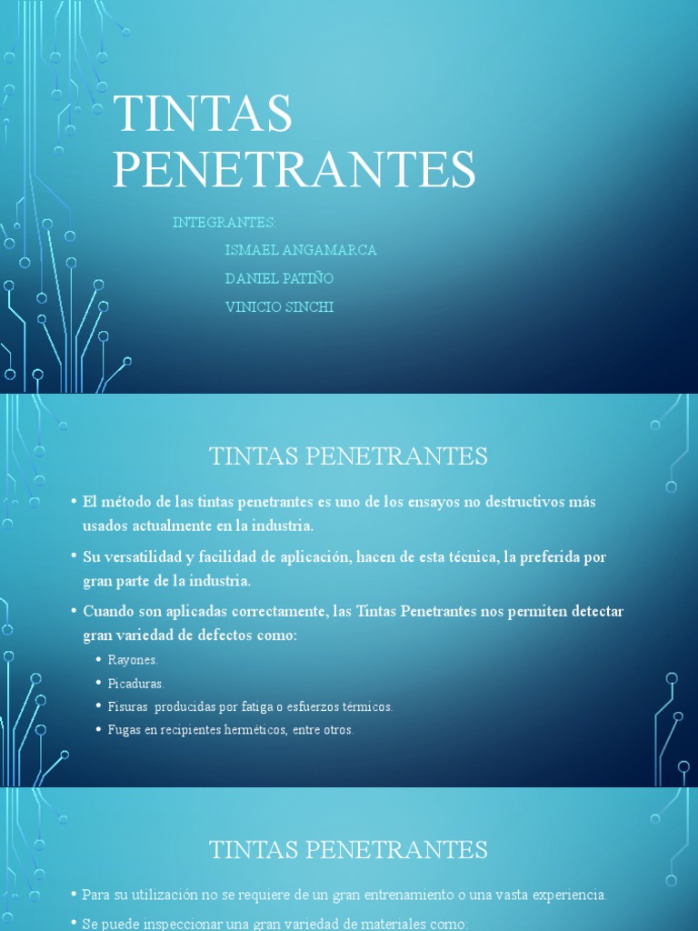 Tintas Penetrantes: Ensayos No Destructivos | PDF | Fluorescencia | Agua