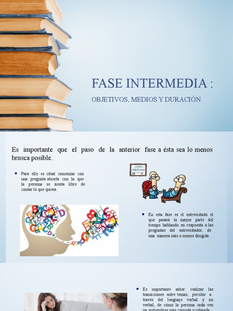 Fase Intermedia | PDF | Sicología | Cognición