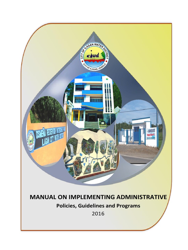 Handbook Sample (Admin&GeneralServices PDF | PDF | Resource | Water Supply