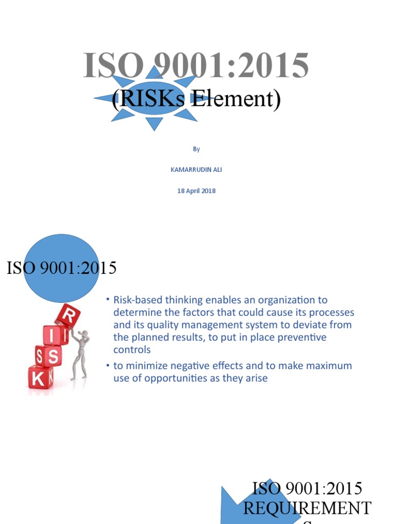 ISO 9001:2015 Risk Management in Higher Education | PDF | Risk | Risk ...
