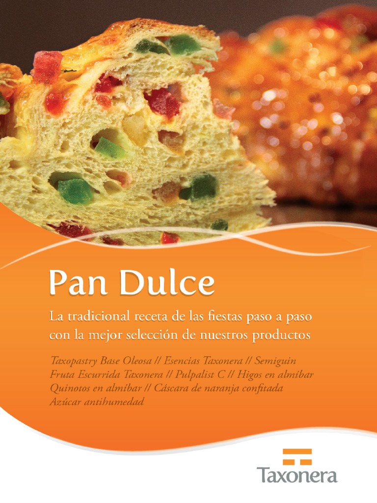 Receta Pan Dulce PDF | PDF