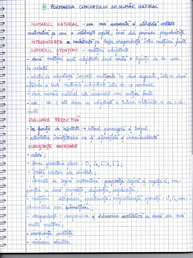Conspect Matematică PDF | PDF