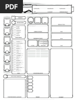 T2K Alpha Character Sheet (Fillable) | PDF | Leisure | Weaponry