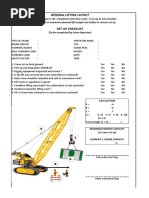 Mobile Crane Lift Calculation PDF | PDF