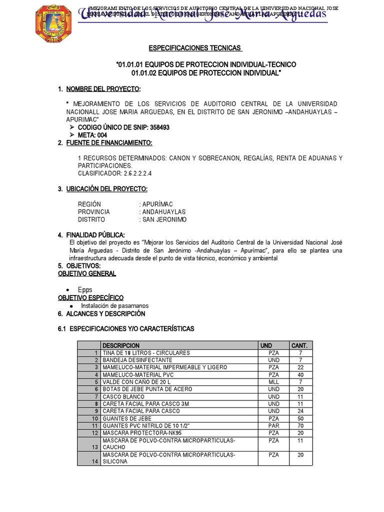 TDR Epps | Descargar gratis PDF | Materiales | Productos quimicos