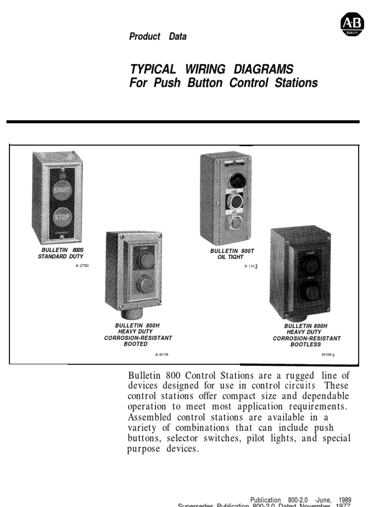 Push Button Typical Wiring | PDF | Incandescent Light Bulb | Switch