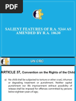 Salient Features of R.A. 9344 As Amended by R.A. 10630 | PDF | Child ...
