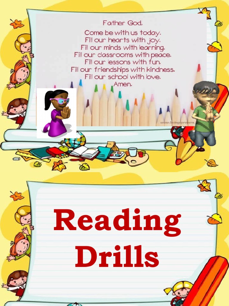 Reading Drills For Grade 6 | PDF