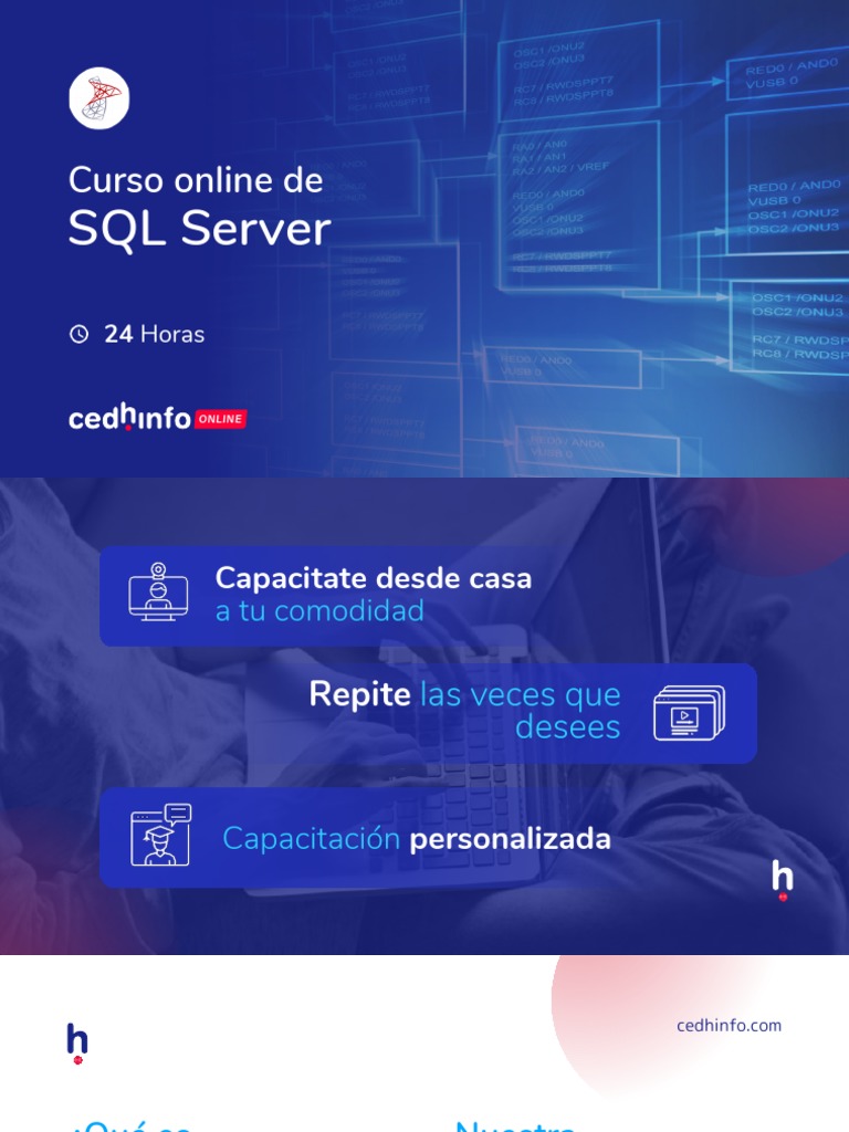Curso online de 24 horas sobre SQL Server: Fundamentos y aplicaciones prácticas | PDF | SQL ...