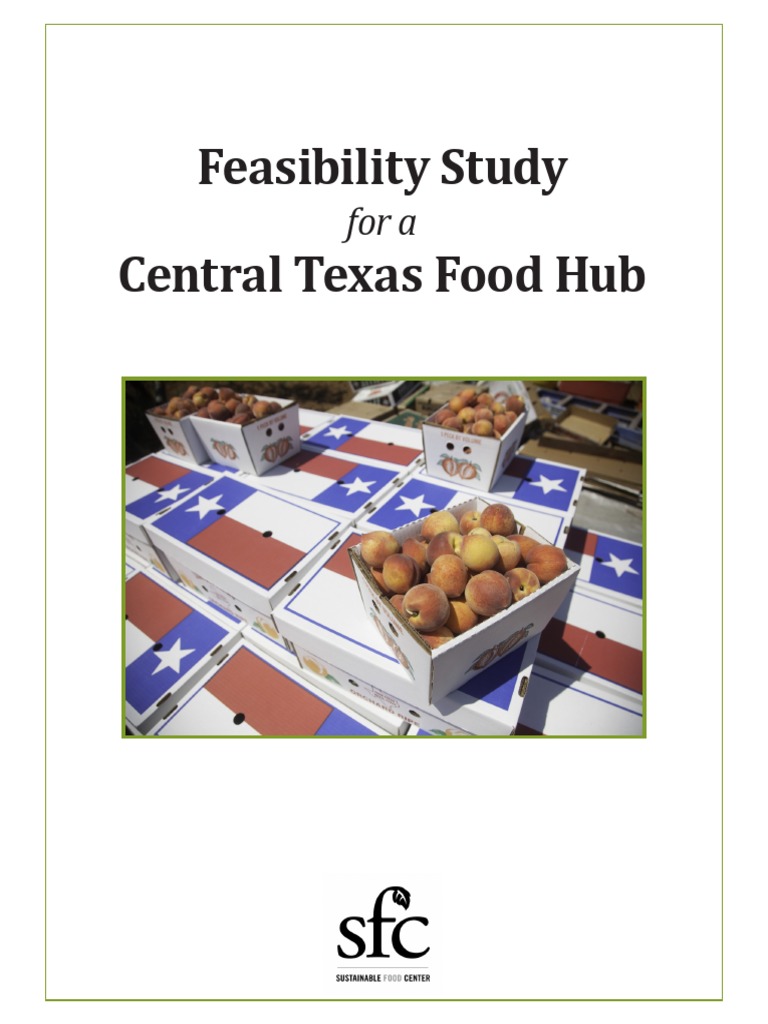 SFC Food Hub Feasibility Study | PDF | Agriculture | Farms