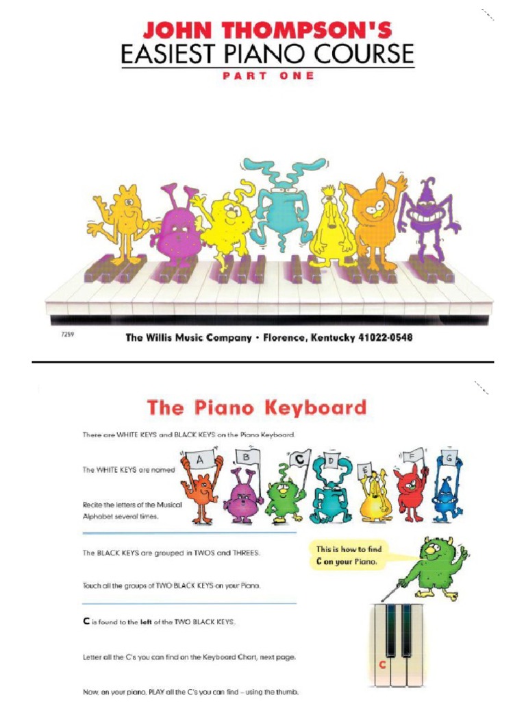 John Thompson Easiest Cover PDF | PDF
