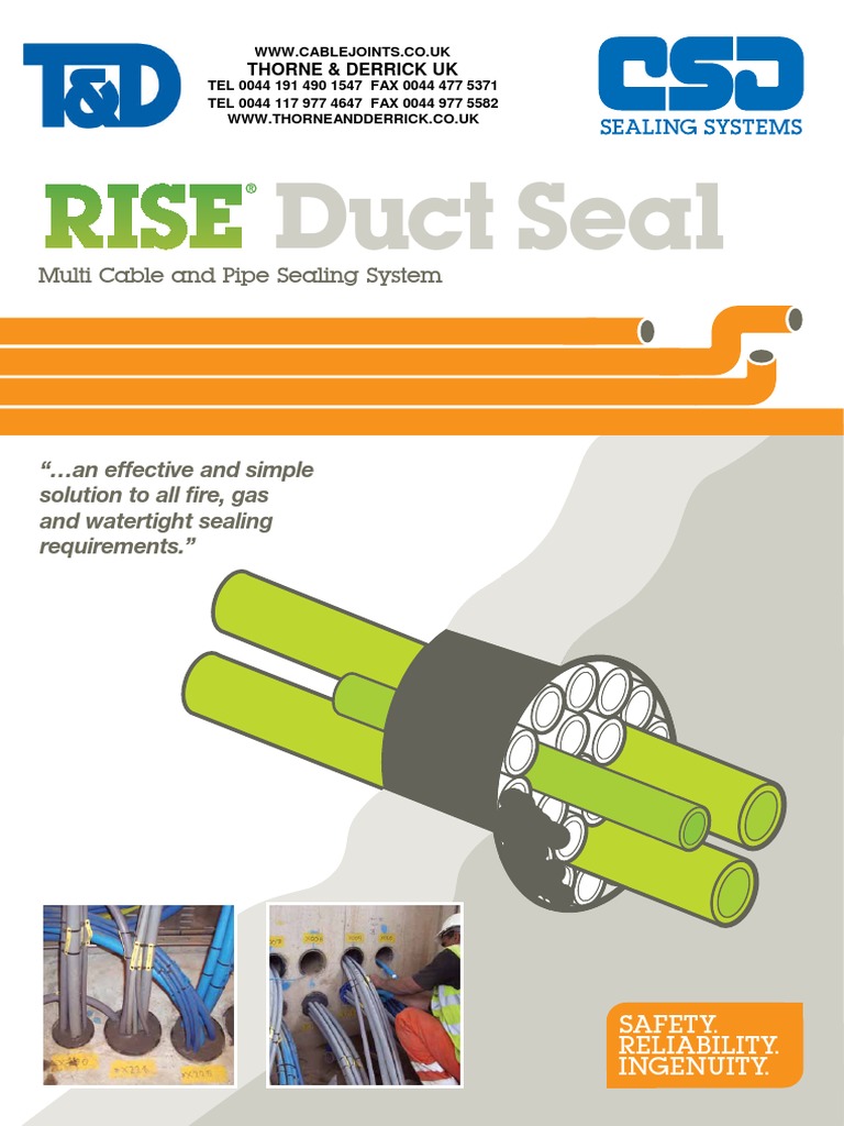 Multi-Cable Sealing Solutions | PDF | Duct (Flow) | Gases