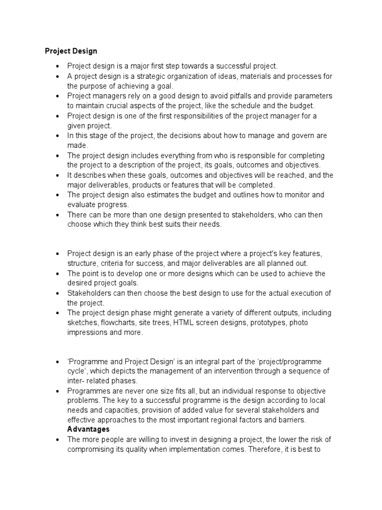 Project Design | PDF | Monitoring And Evaluation | Goal