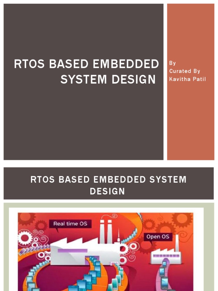 Rtos Based Embedded System Design By Curated By Kavitha Patil Pdf Kernel Operating System 2739