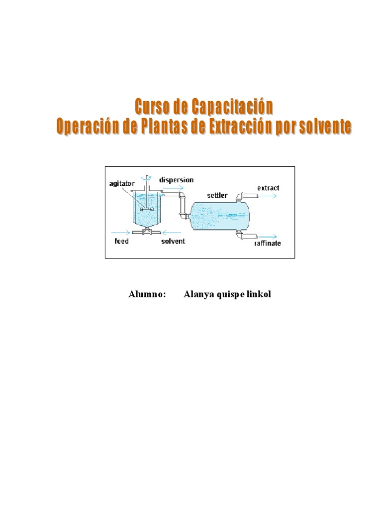 Extraccion Por Solvente | PDF | Cobre | Fase (materia)