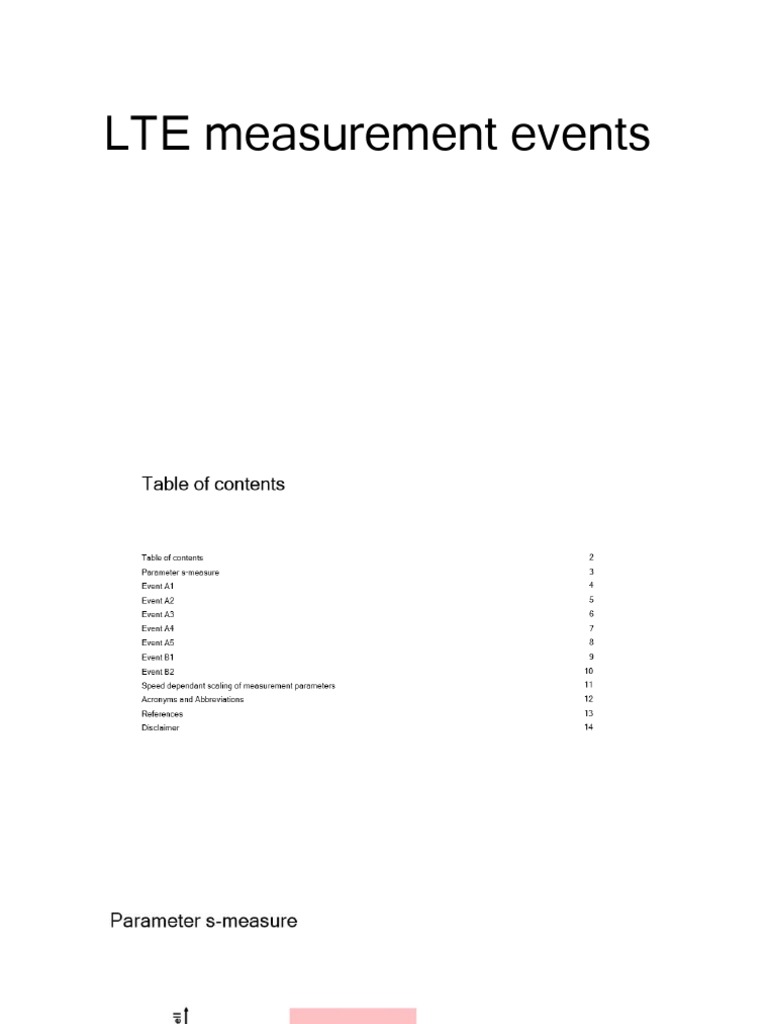LTE Events | PDF