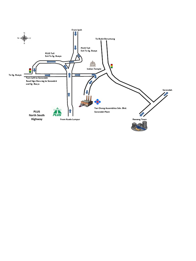 Location Map To TCMA Serendah
