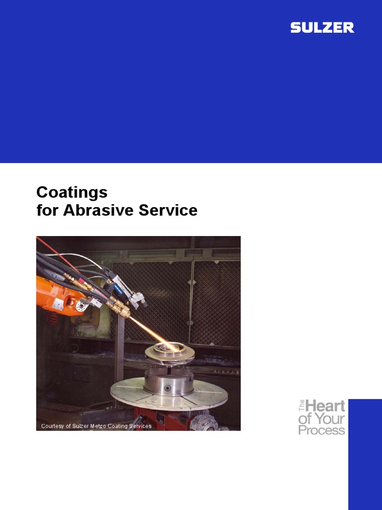 Coatings For Abrasive Service: Courtesy of Sulzer Metco Coating ...