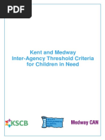 Thresholds of Need Model 0 | PDF | Child Neglect | Child Abuse