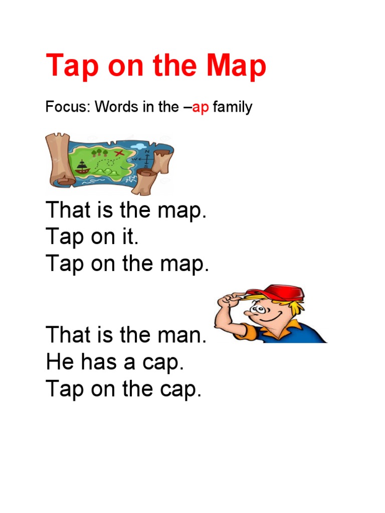 Tap On The Map: That Is The Map. Tap On It. Tap On The Map. That Is The ...