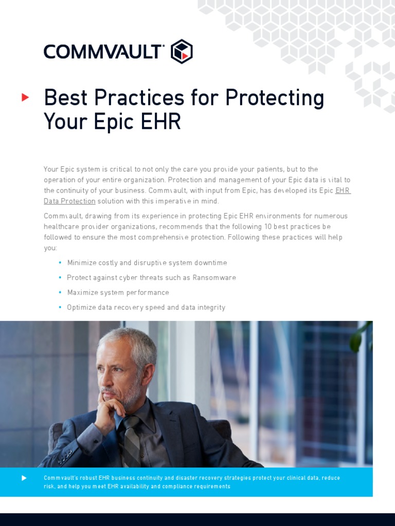 Best Practices For Protecting Your Epic EHR | PDF | Backup | Electronic ...