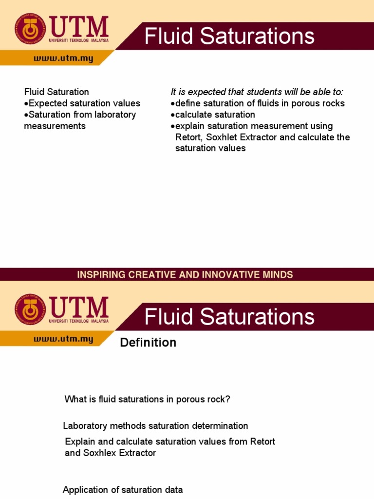 Fluid Saturation Methods Guide | PDF | Porosity | Petroleum Reservoir