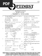 CH 10 Vector Algebra Multiple Choice Questions (With Answers) | PDF ...