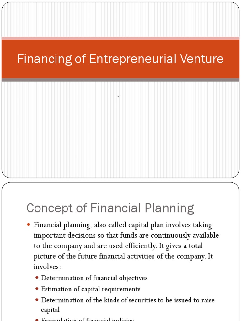 Financing Strategies for Entrepreneurs | PDF | Debt | Loans