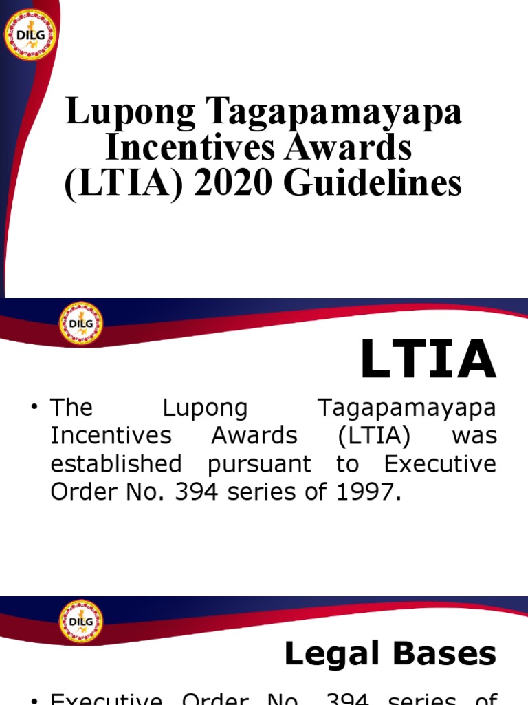 Lupong Tagapamayapa Incentives Awards (LTIA) 2020 Guidelines | PDF ...