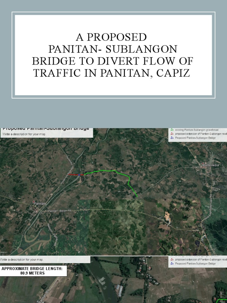 A Proposed Panitan-Sublangon Bridge To Divert Flow of Traffic in ...
