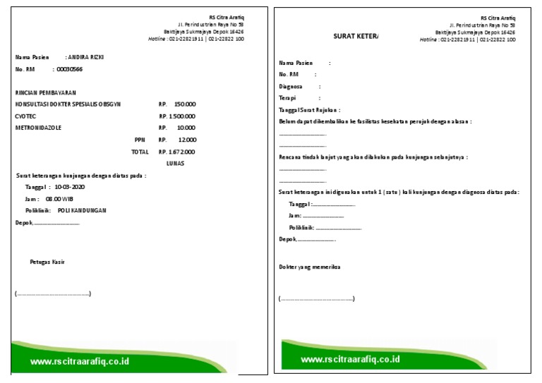 Surat Pengantar Rujuk Balik (PRB) | PDF